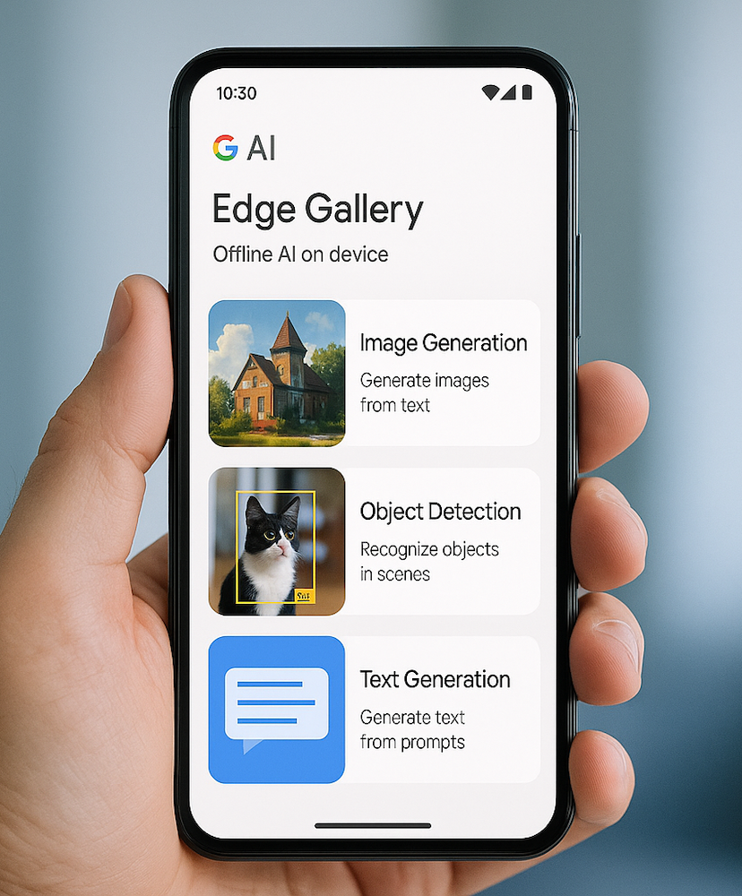 Google AI Edge Gallery – On-Device AI for Privacy & Offline Functionality